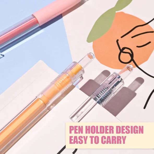 Cartoon Pattern Student Utility Knife Pen, Craft Cutting Tool Paper Pen Cutter Knife Creative Retractable, Cutter Knife Creative Retractable Precision Paper Cutting Carving Tools (6PCS)
