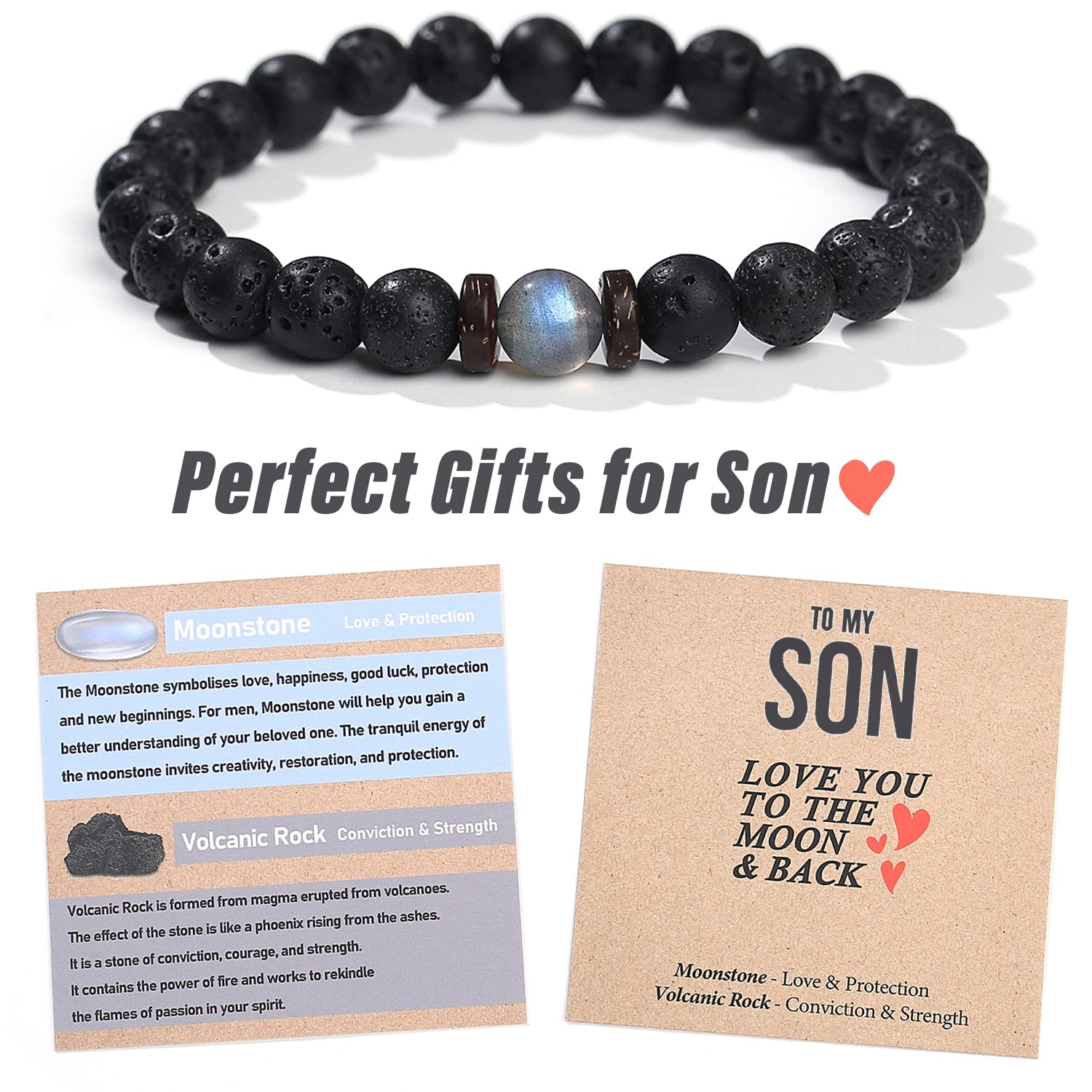 THEMEROL Easter Basket Stuffers for Kids Teens Boys Gift Ideas Teenage Him Men Beaded Bracelets Son 14 16 18 Year Old Birthday Confirmation Graduation Cool Unique Christmas Day Stocking Valentines