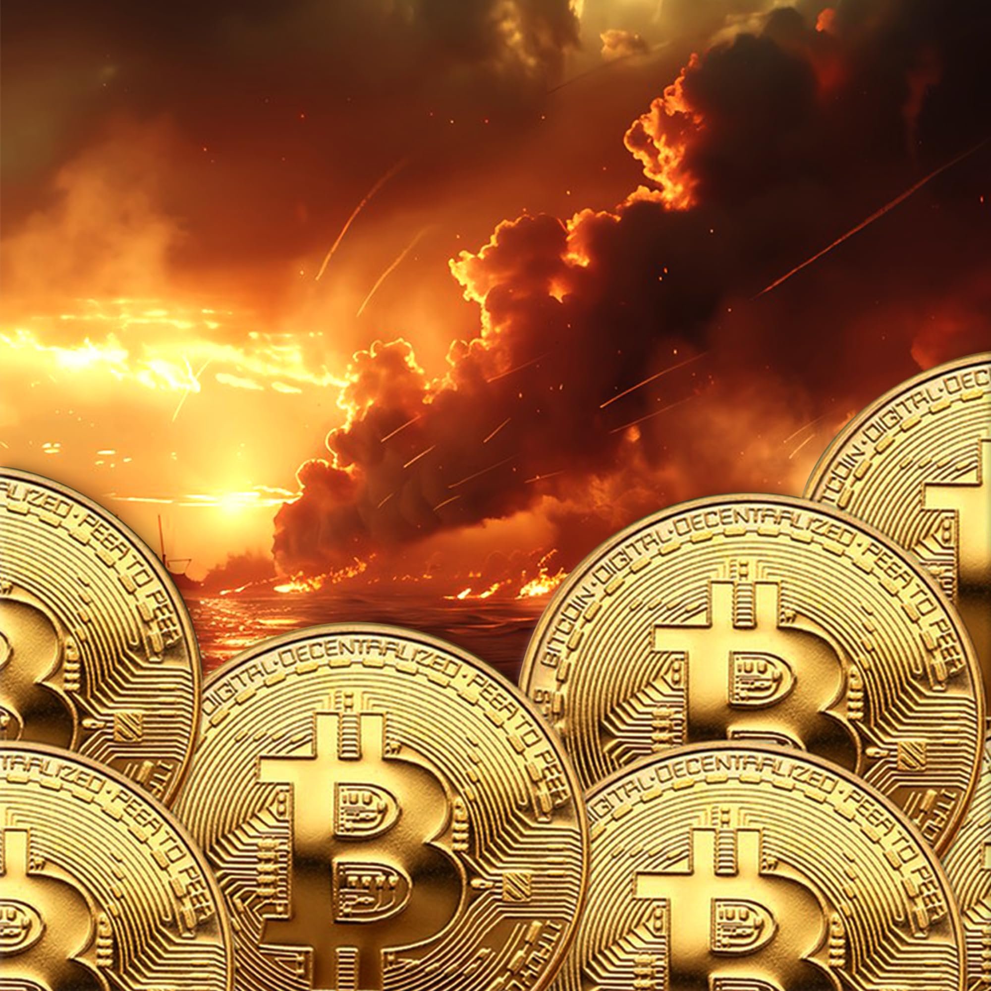 SOLIPECT 9PC Bitcoin Coin | Physical Bitcoin with Protective Case, Gold Plated Bitcoin for Commemoration, Gifts for Men (Gold)