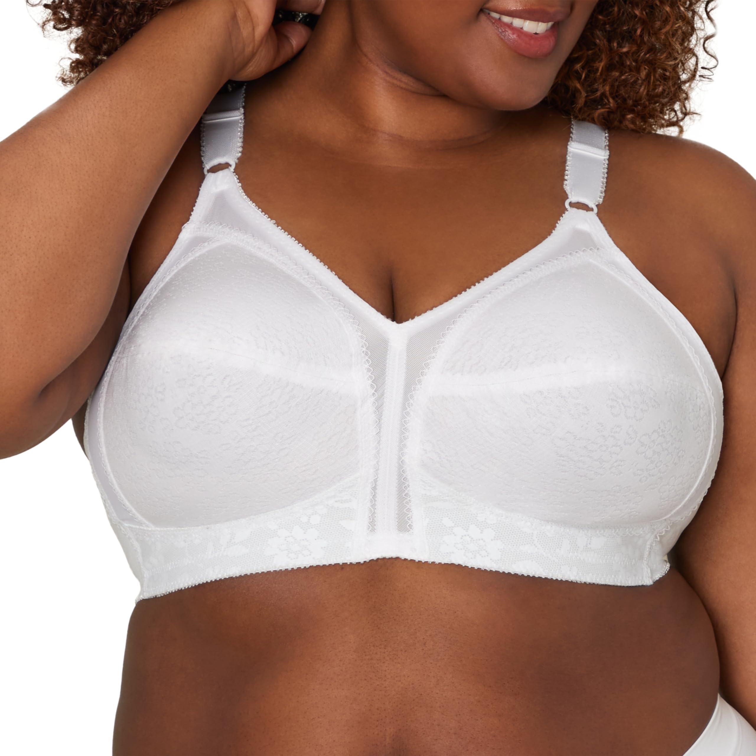 Playtex Women's 18 Hour Original Soft Cup Bra, White, 48C