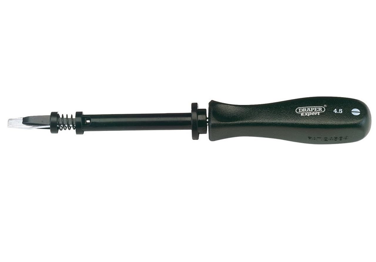 Draper Expert 2 -Piece Screw Holding Mechanics Screwdriver Set | Ideal Impact Resistant Plastic Grip | Hand Tools Set | FlatHead & PZ Type Screwdrivers | SVCM Steel Blades | 27591