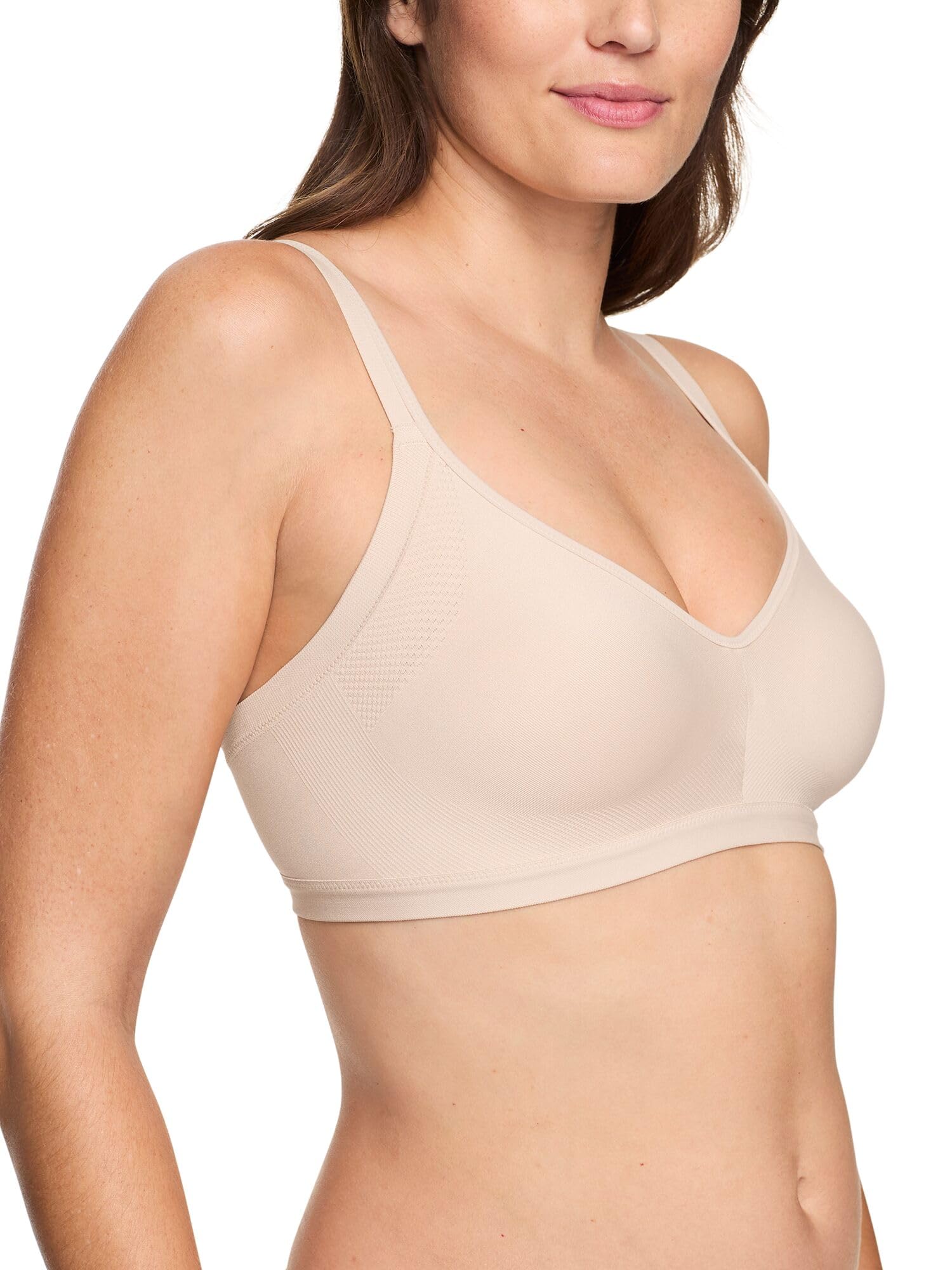 Warner's womens Easy Does It Underarm Smoothing With Seamless Stretch Wireless Lightly Lined Comfort Rm3911a Bra, Butterscotch, Medium US