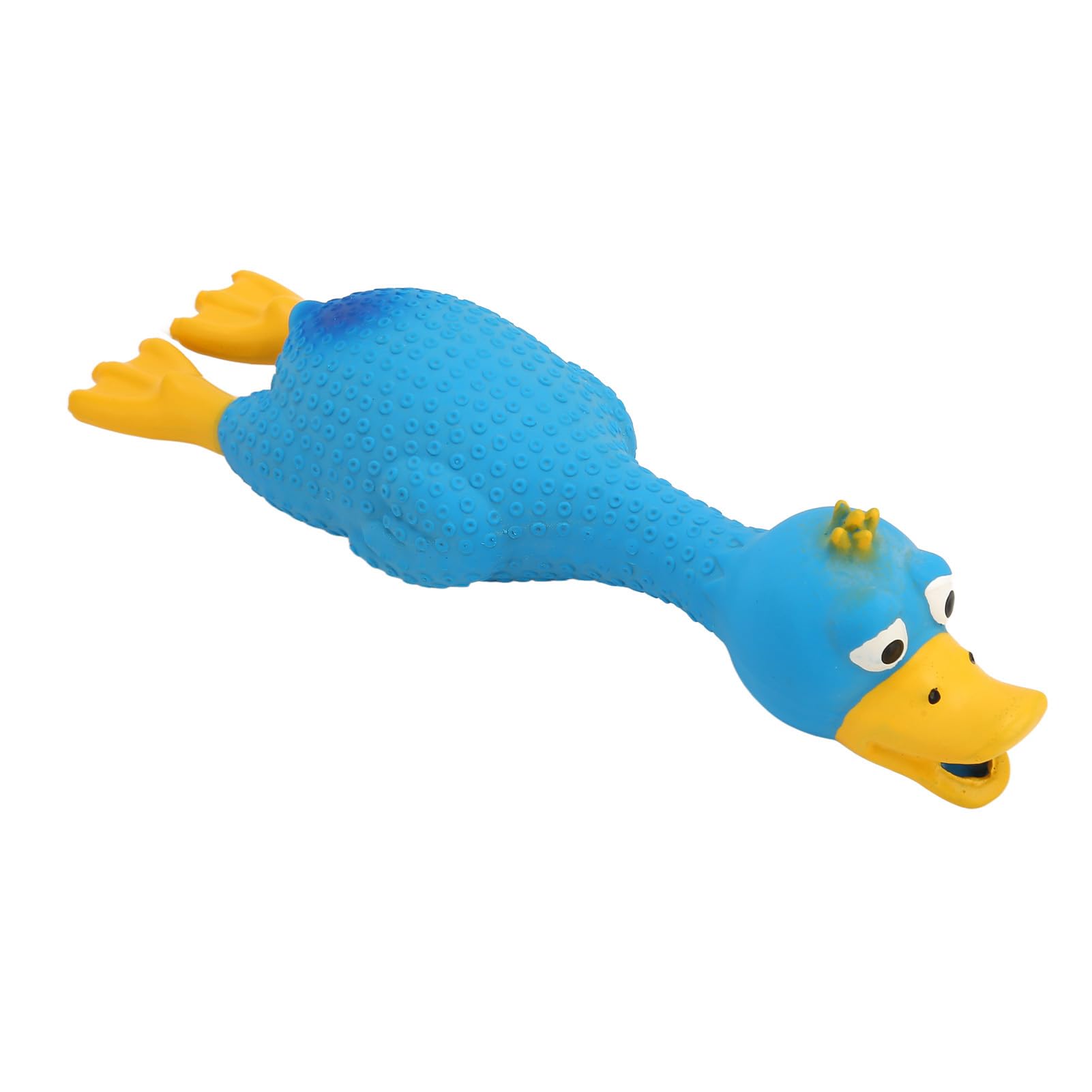 Latex Duck Dog Toys, Bite Resistant Teeth Grinding Training Durable Indestructible Dog Chew Toy, Cute Funny Interactive Bite Resistant Squeaky Duck Dog Toys for Dogs Puppies