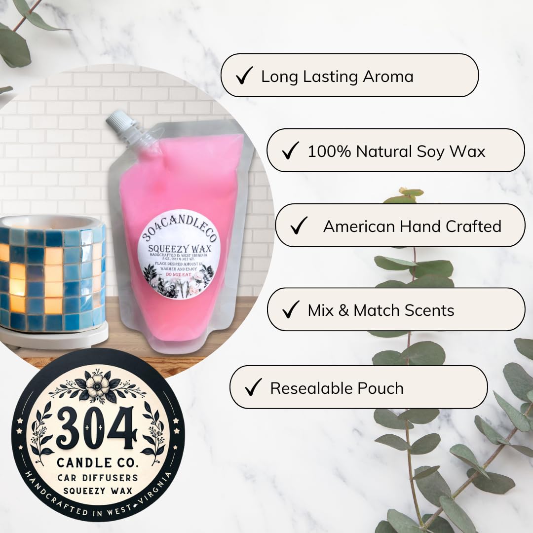 304CandleCo Large Squeeze Wax Melt Candle - 50 SCENTS! - Highly Fragrant & Hand-Crafted - Easy Mix & Match - American Made - Perfect for Wax Warmers (3oz, Fruity Loops)