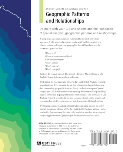 The Esri Guide to GIS Analysis, Volume 1: Geographic Patterns and Relationships (The Esri Guide to GIS Analysis, 1)