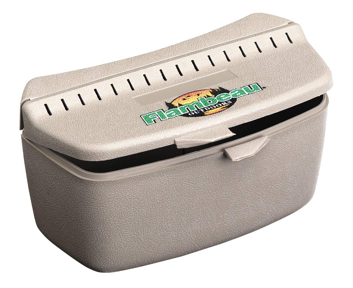 Flambeau Outdoors 6610 Belt Mate Bait Holder, Fishing Accessory Attaches to Belt, Tan