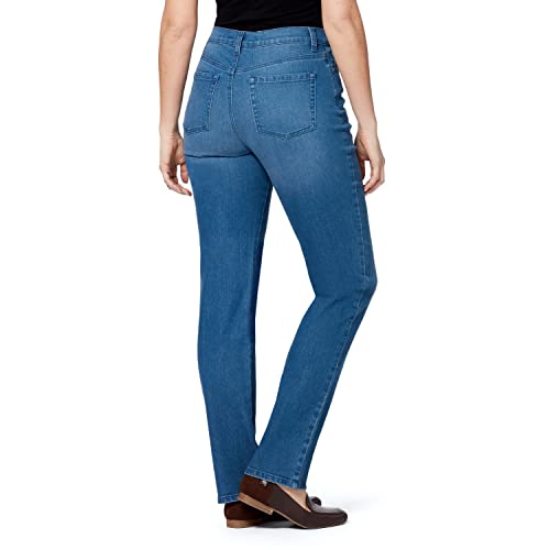 Gloria Vanderbilt womens Amanda Classic High Rise Tapered Jeans, Frisco, 16 Regular US