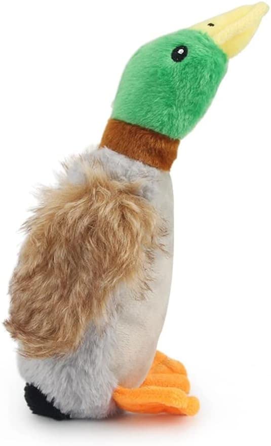 Plush Duck Dog Toy, Squeaky Dog Toy, All Species and All Breeds, Plush Dog chew Toy for Large Dogs,