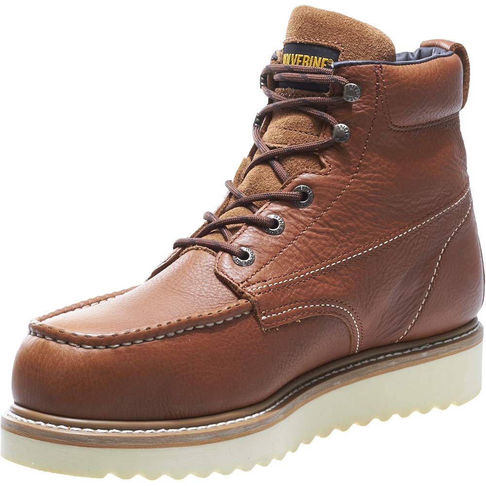 WOLVERINE Men's W08289 WOLVERINE Steel Toe Boot, Honey, 10 M US