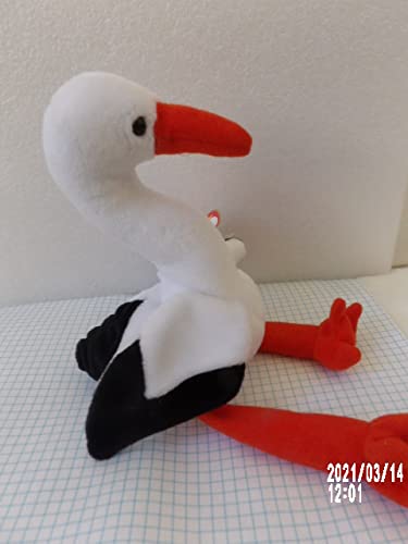Beanie Babies Baby Ty Stilts Stork Bird w/ Tag ^G#fbhre-h4 8rdsf-tg1334286