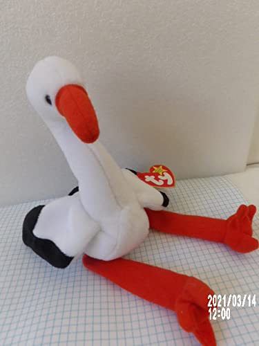 Beanie Babies Baby Ty Stilts Stork Bird w/ Tag ^G#fbhre-h4 8rdsf-tg1334286