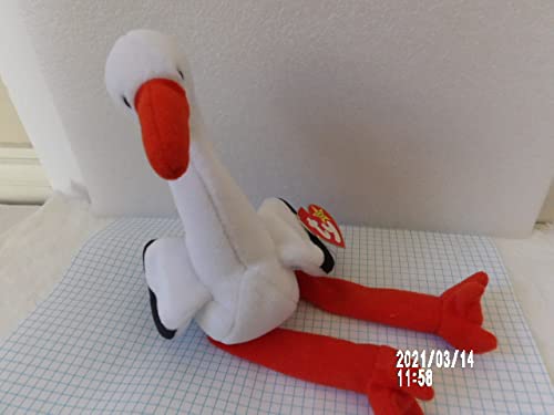Beanie Babies Baby Ty Stilts Stork Bird w/ Tag ^G#fbhre-h4 8rdsf-tg1334286