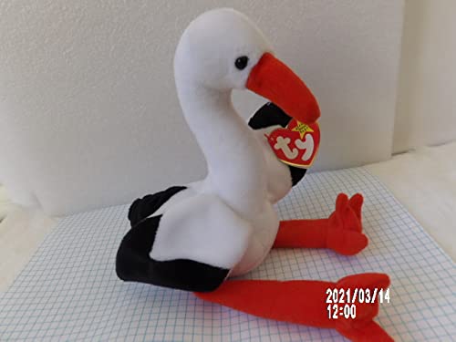 Beanie Babies Baby Ty Stilts Stork Bird w/ Tag ^G#fbhre-h4 8rdsf-tg1334286