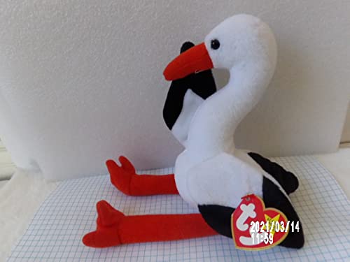 Beanie Babies Baby Ty Stilts Stork Bird w/ Tag ^G#fbhre-h4 8rdsf-tg1334286