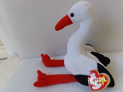 Beanie Babies Baby Ty Stilts Stork Bird w/ Tag ^G#fbhre-h4 8rdsf-tg1334286