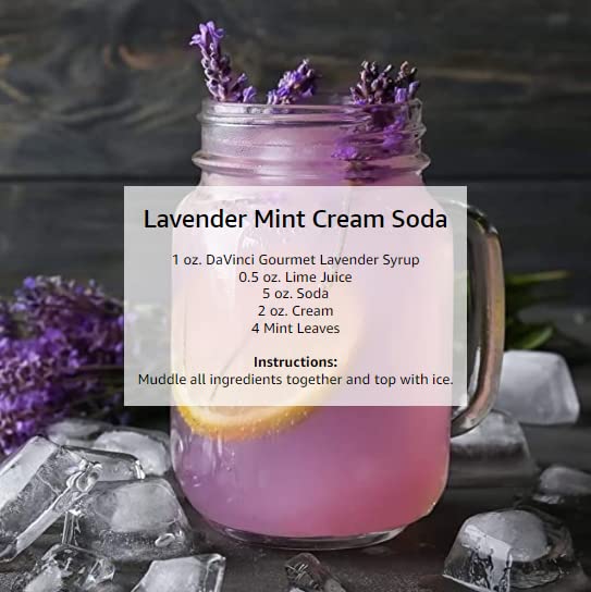 DaVinci Gourmet Lavender Syrup, 25.4 Fluid Ounces (Pack of 1)