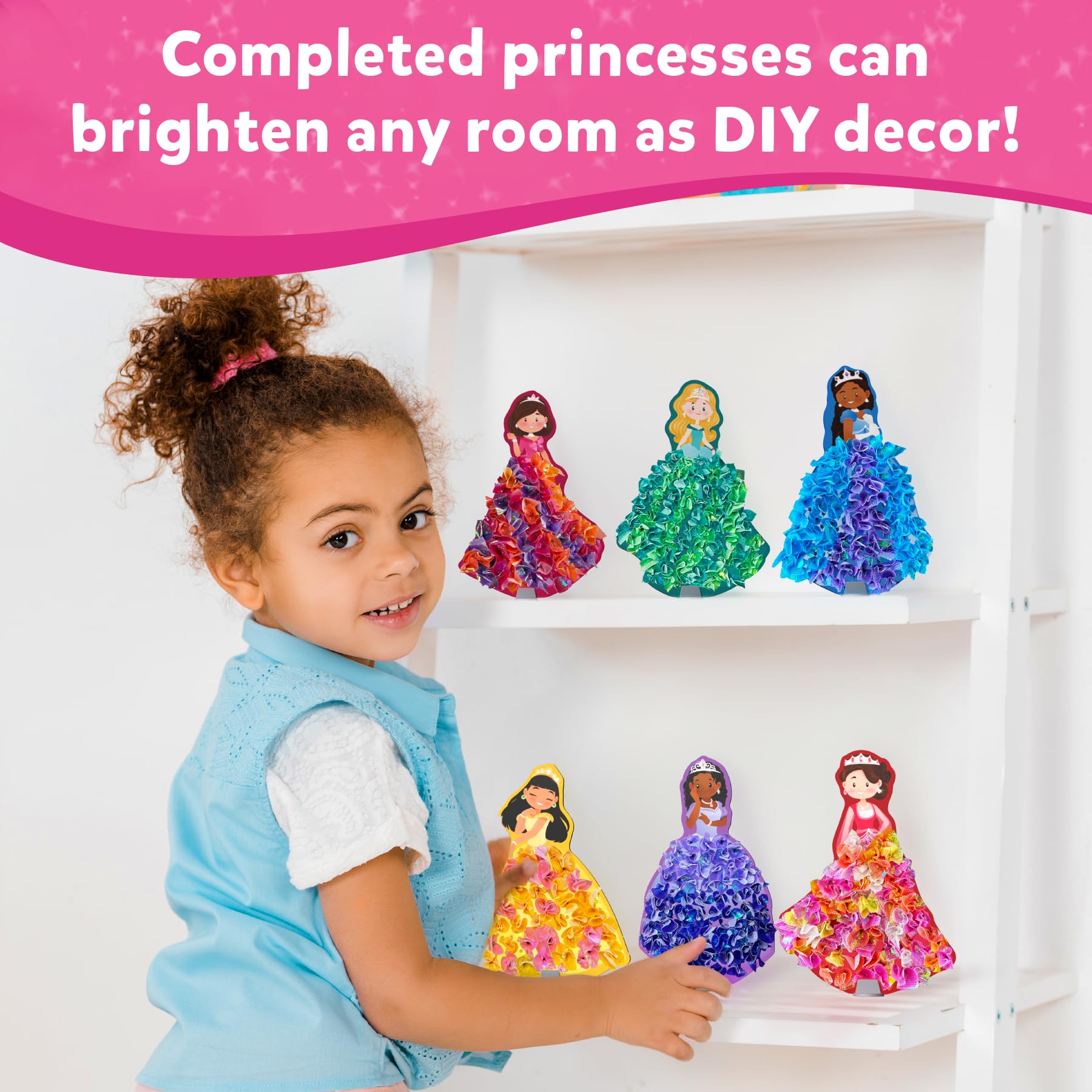 Skillmatics Poke-in Art - Magical Princesses, Easter Basket Stuffers, Mess-Free Fun for Kids, DIY Craft Kits, Creative Activity, Gifts for Girls & Boys Ages 4, 5, 6, 7, 8, 9