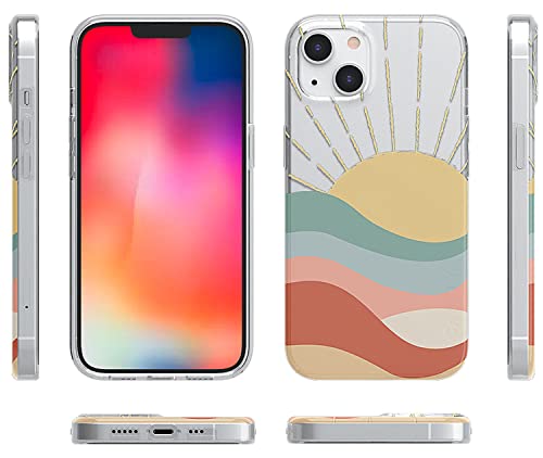 Casely iPhone 13 Sun-Themed Case | Colorblock Sunset Sunrise Pattern | Drop Test Certified & Camera Lens Protection