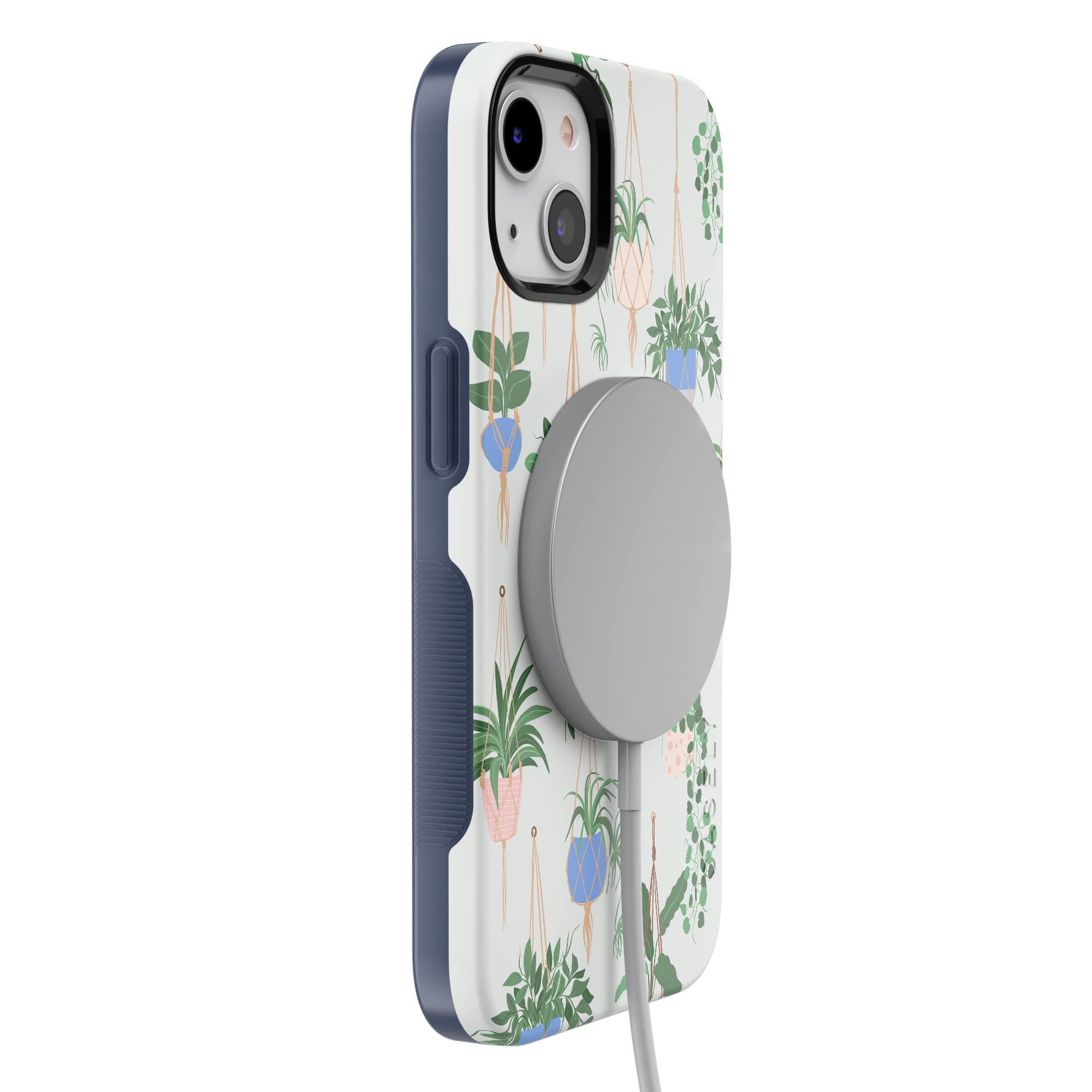 Casely iPhone 13 Floral Case | Compatible with MagSafe | Hanging Around | Potted Plants Case