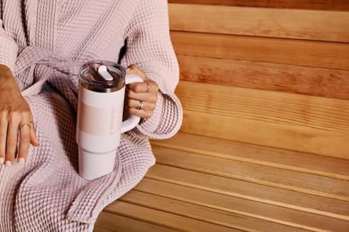 Stanley Quencher ProTour Flip Straw Tumbler with Leakproof Lid 30 oz | Built-In Straw & Handle | Cupholder Compatible for Travel | Insulated Stainless Steel Cup | BPA-Free | Rose Quartz