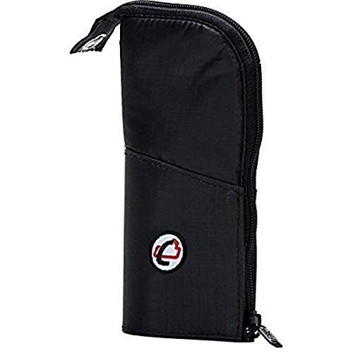 Case-it The Cup Zippered Pencil Case with Grommet, Black, PLP-01-BLK