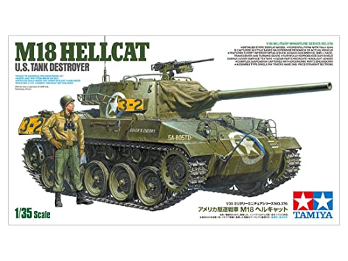 TAMIYA 1/35 U.S. Tank Destroyer M18 Hellcat TAM35376 Military 1/35