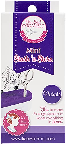 It's Sew Emma Stash N Store Storage Container, Purple