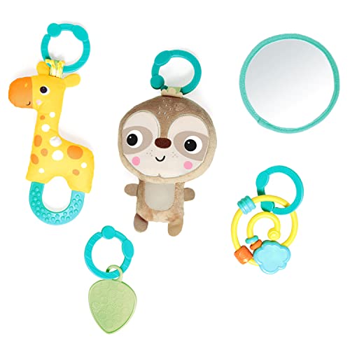 Bright Starts Hug 'N Cuddle Activity Gym & Playmat with Take-Along Toys