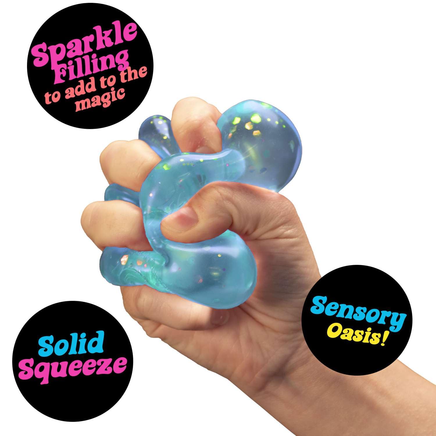 Schylling NeeDoh Dream Drop - Sensory Squeeze Toy with Dreamy Smooth Squeeze - 3" Tall - Color May Vary (Pack of 1)