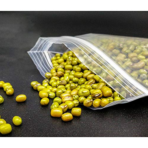 Minoly 3" x 4" Small Zip Baggies for Jewelry, 2 Mil 100pcs Reclosable Clear Zipper Plastic Bags for Cards, Craft Beads, Seeds, Coins, Tiny Parts, Pills, Screws etc