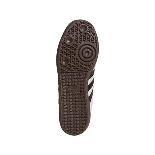 adidas Men's Samba Classic Running Shoe,white/black/white, 10.5 M US
