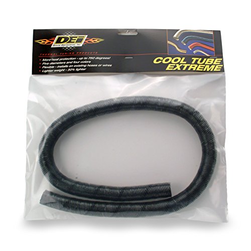 Design Engineering 010428 Cool-Tube Extreme Black 0.75" x 3' Heat Reflective Sleeve
