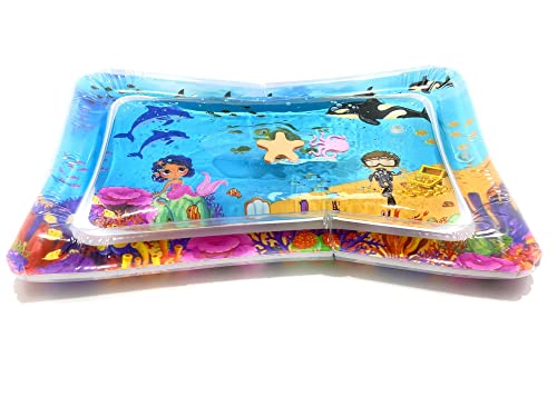 Baby/Toddler Play Mat, Inflatable Water Sensory Play Mat, Tummy Time