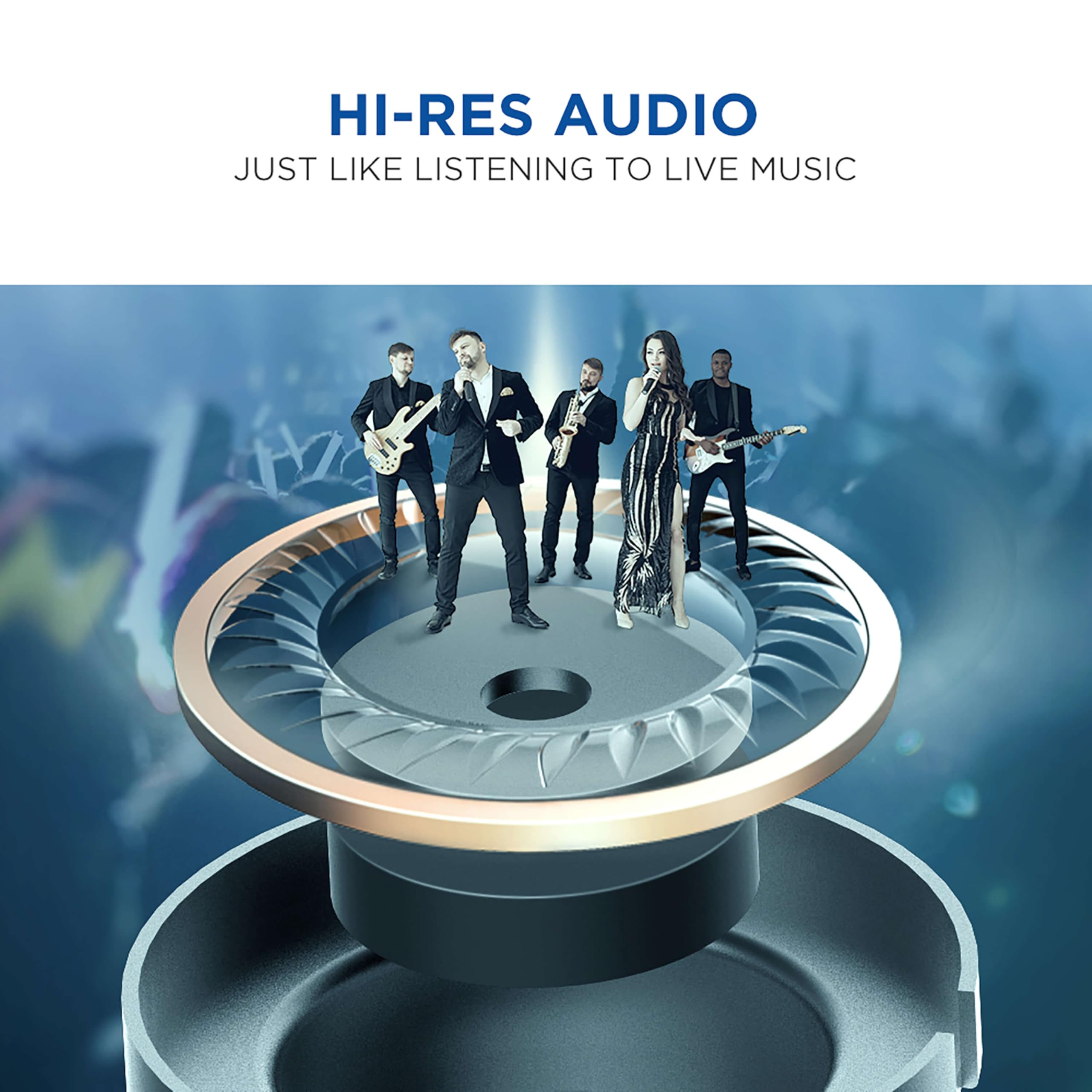 1MORE Triple Driver In-Ear Headphones - Silver - Wired - Adult - In Ear - 18 grams - 90 days limited warranty