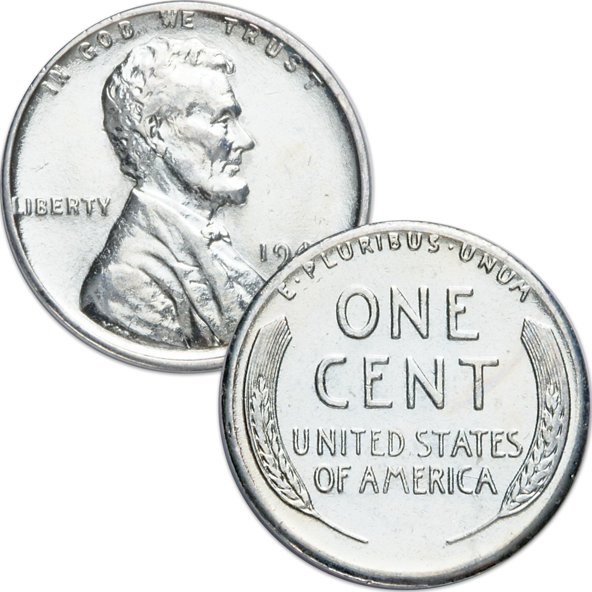 1943 PDS Wartime Steel Lincoln Cent 3-Coin Set