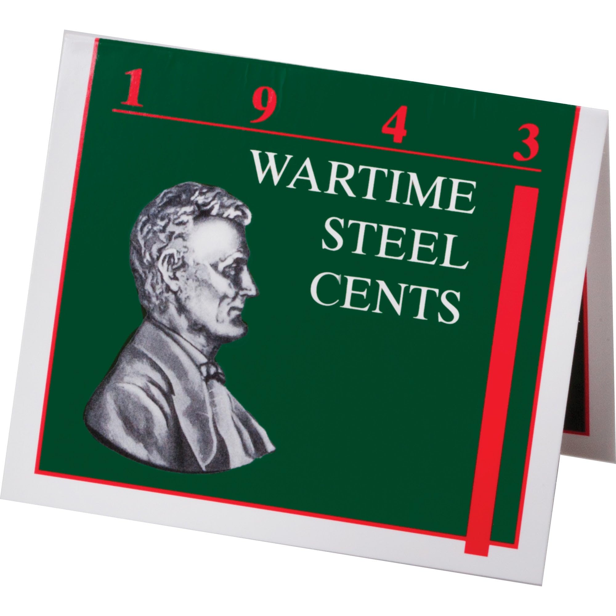 1943 PDS Wartime Steel Lincoln Cent 3-Coin Set