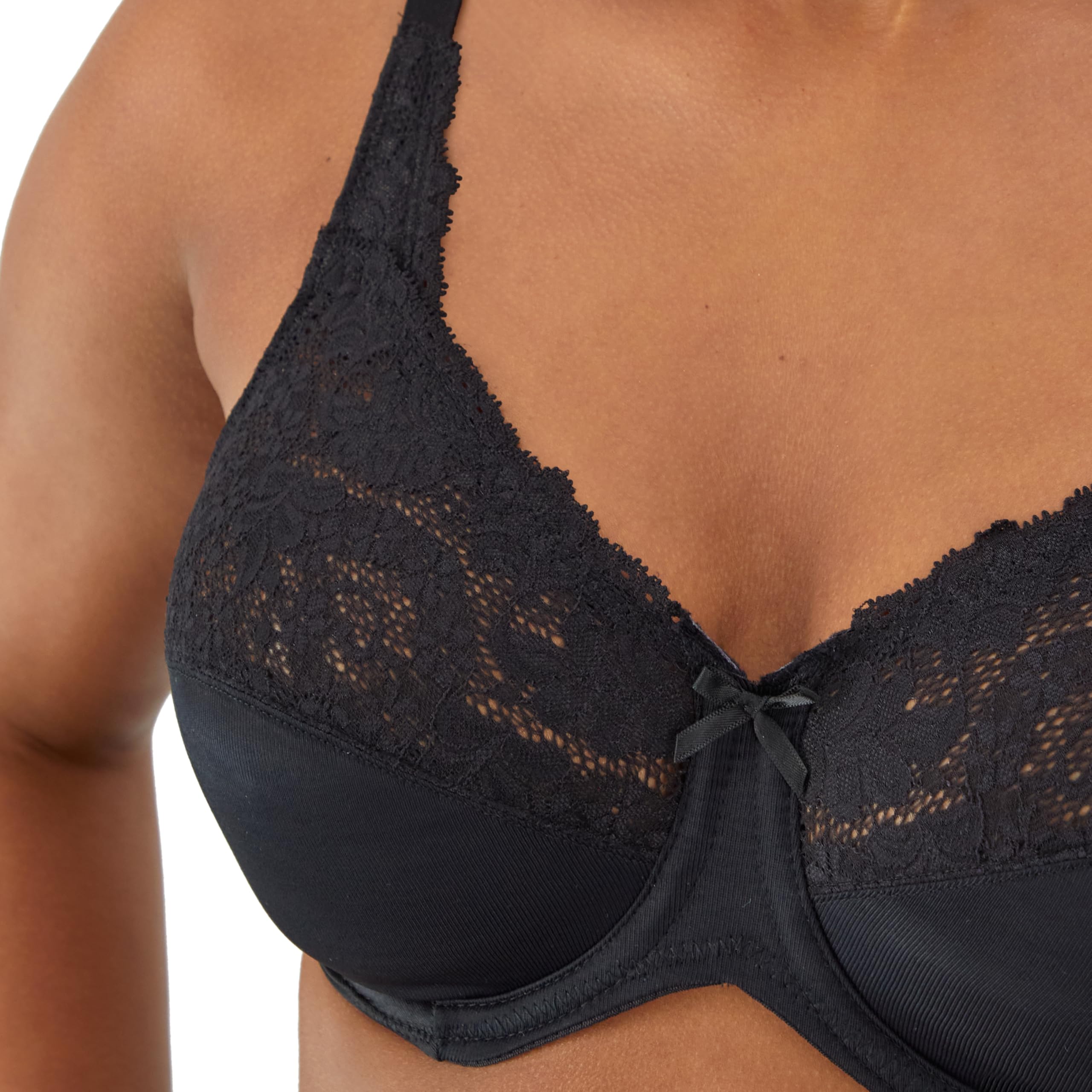 Maidenform womens Microfiber minimizer bras, Black, 36D US