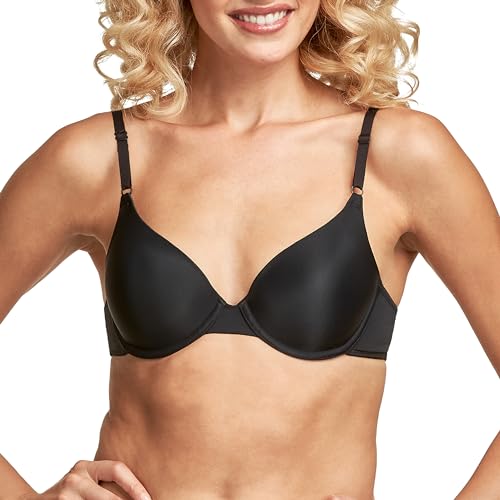 Maidenform Women's One Fab Fit T-Shirt Bra, Black,36 C US