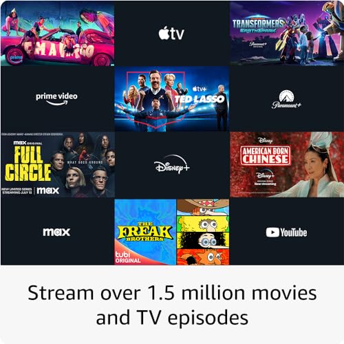 Like-New Fire TV Stick Lite, free and live TV, Alexa Voice Remote Lite, smart home controls, HD streaming