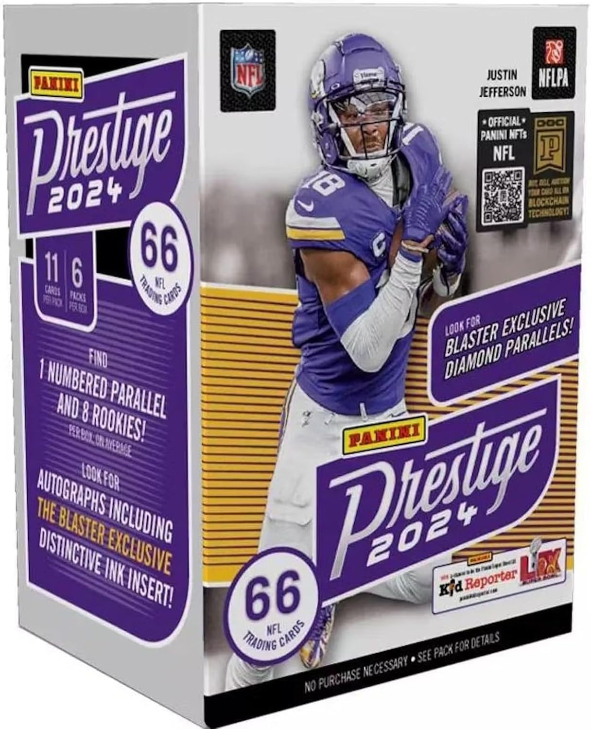 2024 Prestige Football Trading Cards Blaster Box (6 Packs)