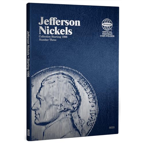 1938 - to Present - Whitman Jefferson Nickel 3 Book Set with 2004 and 2005 P, D Nickels 8 Coin Set Nickel Seller Uncirculated