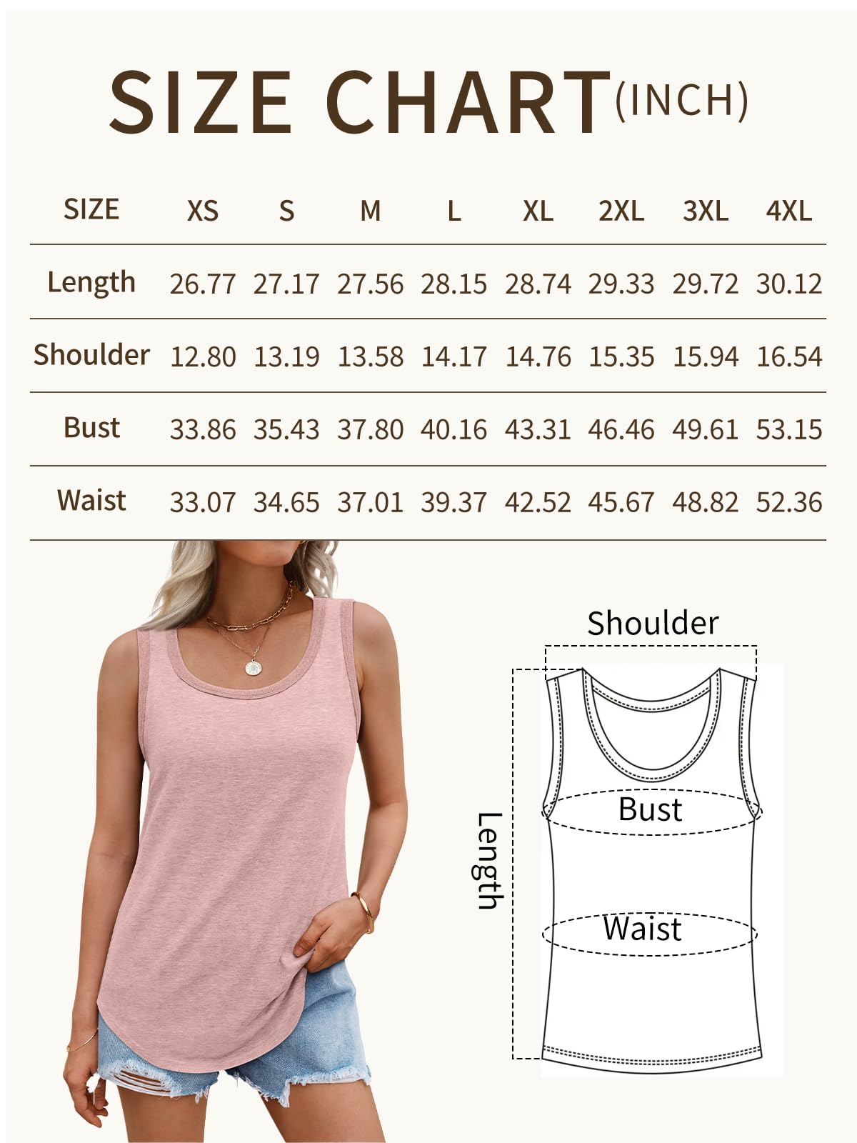 AUTOMET Womens Loose Fit Casual Flowy Tank Tops Round Neck Trendy Sleeveless Summer Tops Clothes Outfits 2024 Black M
