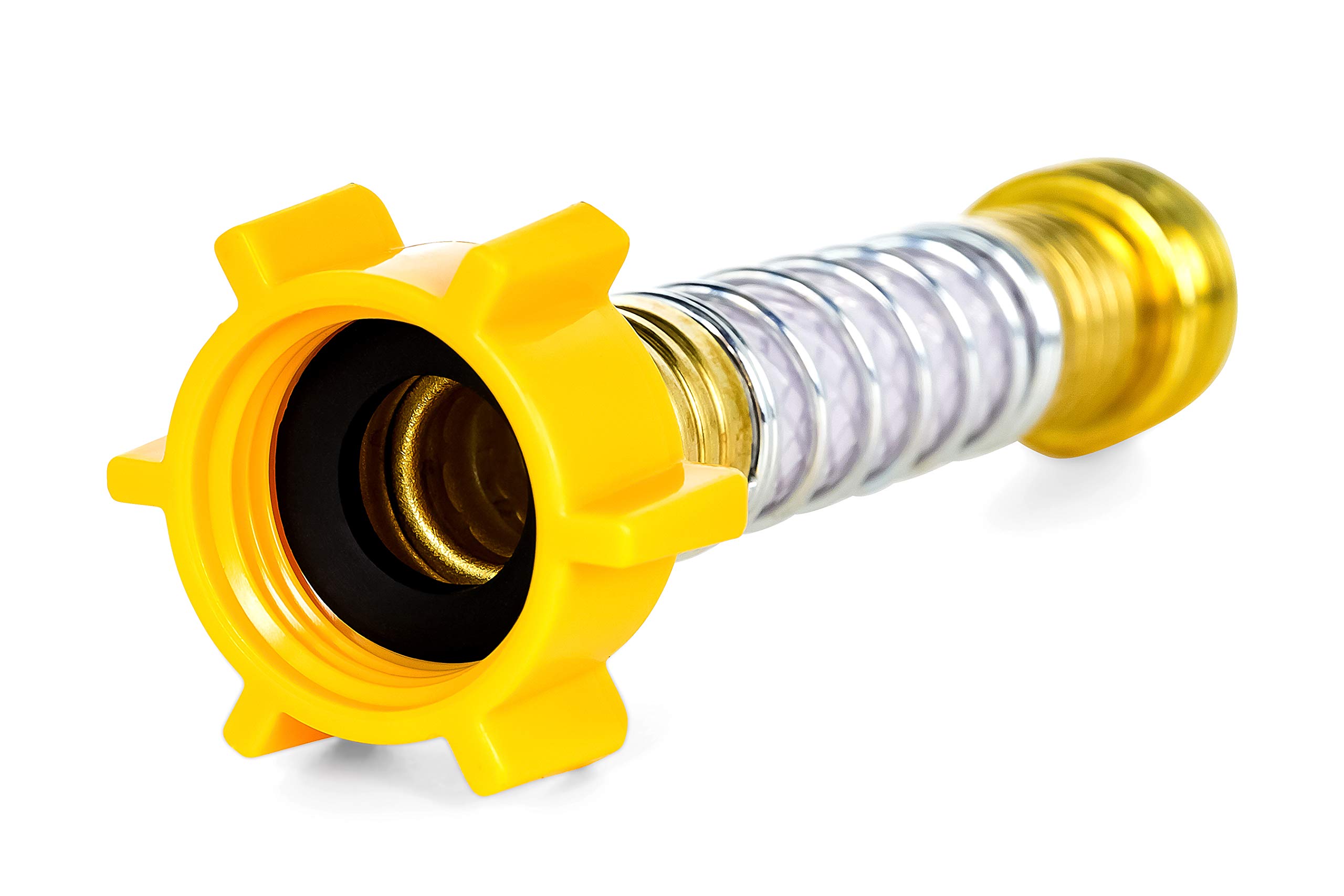 Camco Flexible Hose Protector-Eliminates Hose Crimping and Straining at Faucets and Water Connections, Creates Hose Flexibility (22703)