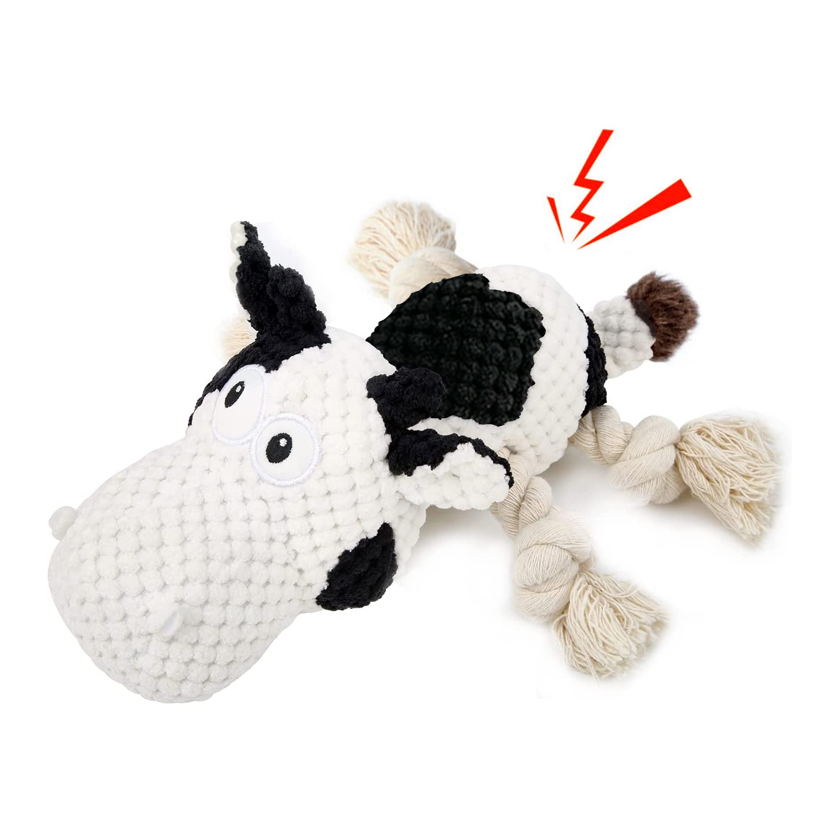 YYDSFEIOU Stuffed Dog Toys for Medium Dogs, Interactive Squeaky Dog Toys Chew Toy Durable Plush Dog Toys for Boredom and Stimulating Puppy Toys Pet Toys with Crinkle Paper for Small Medium Large Dogs