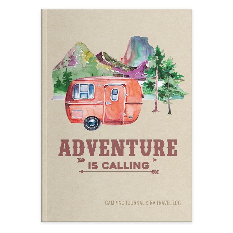 Camping Journal & RV Travel Logbook, Red Vintage Camper Adventure: Road Trip Planner, Caravan Travel Journal, Glamping Diary, Camping Memory Keepsake ... for Campers & RV Retirement Gifts Series)