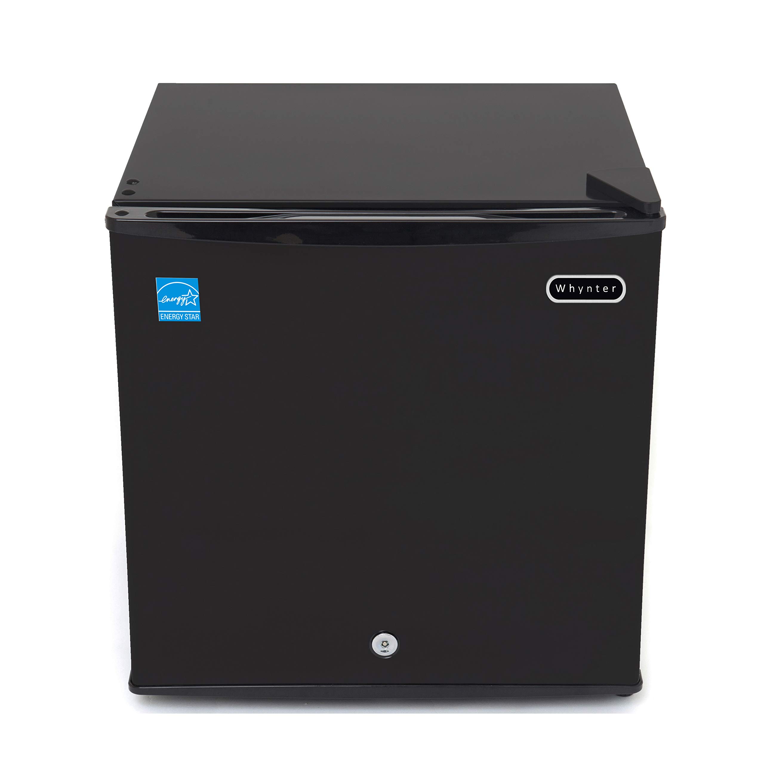 Whynter Upright Lock, Cu. Ft. Small Mini Freezer for Bedrooms, Dorms, Garages, Offices CUF-110B, Black Energy Star, 1.1 Cubic Feet