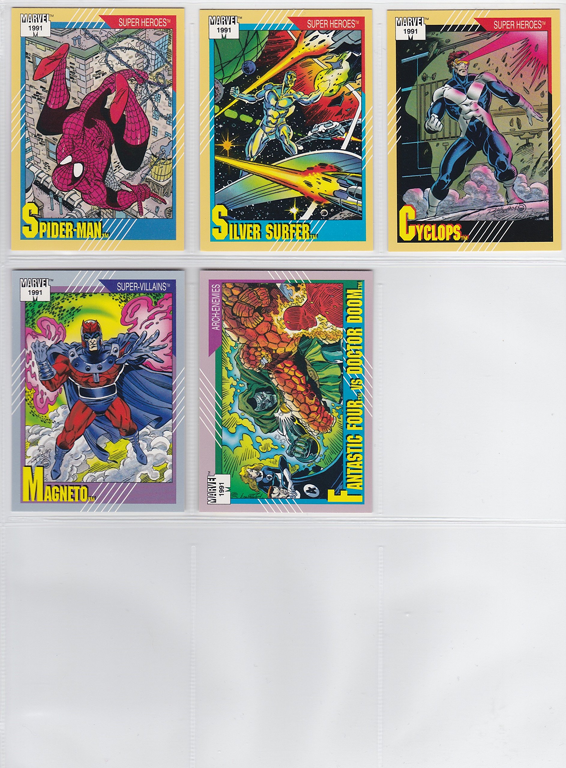 Impel 1991 Marvel Universe Series II Base Set of 162 Trading Cards NM/M Spider-Man, X-Men