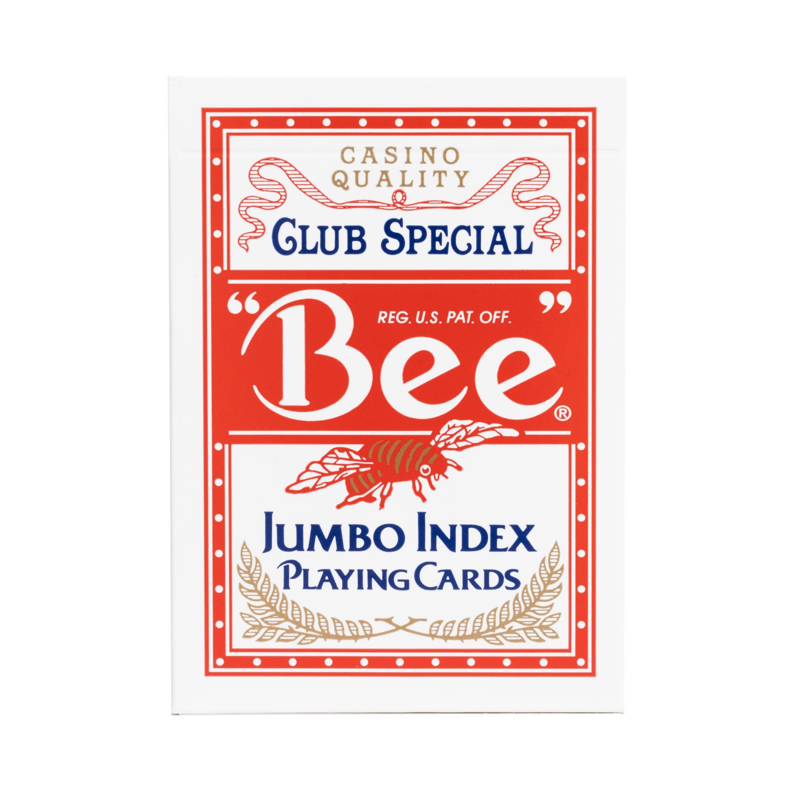 Bee Jumbo Index Playing Cards(Colors May Vary)