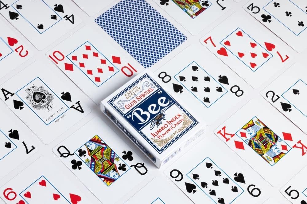 Bee Jumbo Index Playing Cards(Colors May Vary)