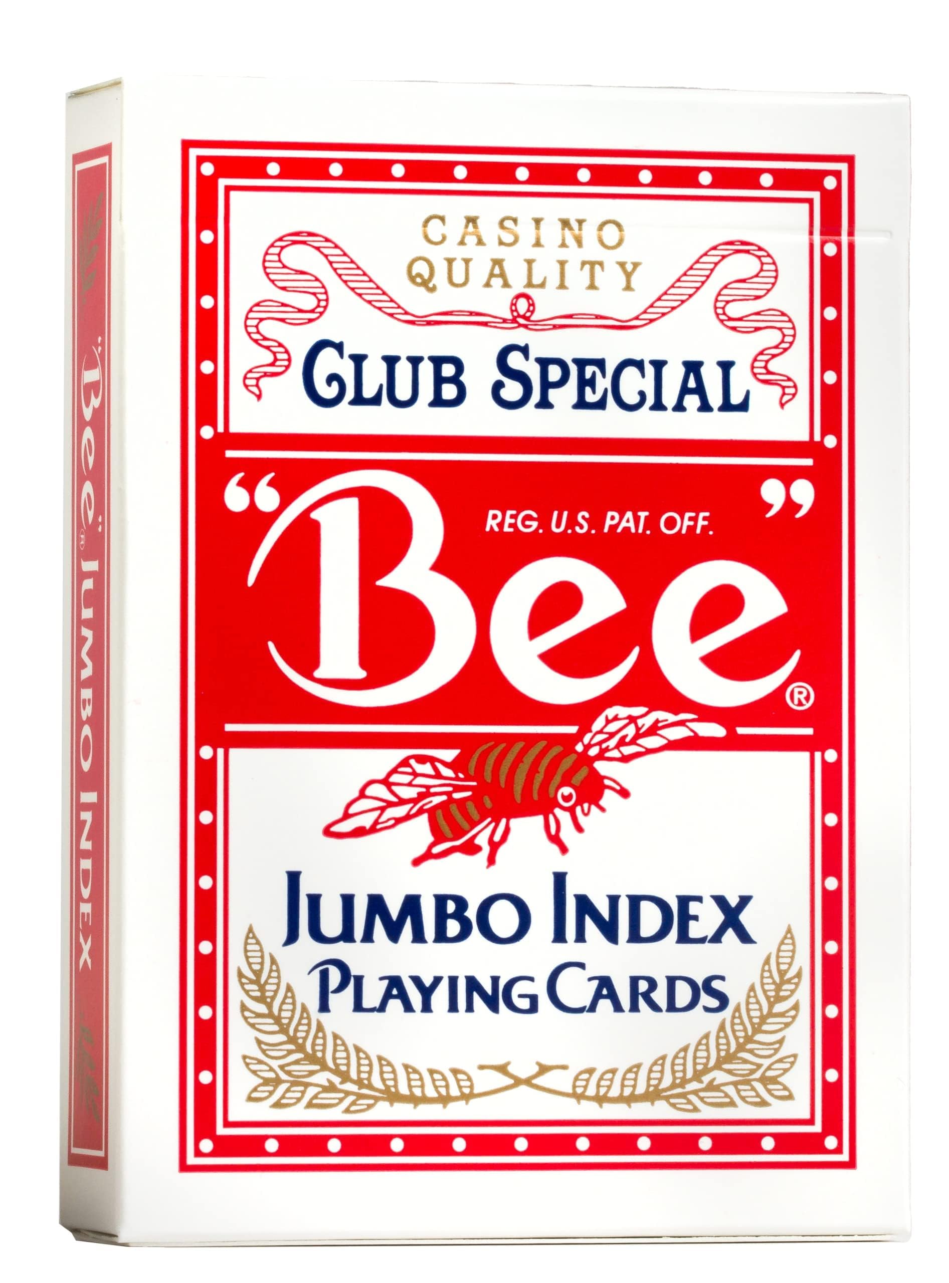 Bee Jumbo Index Playing Cards(Colors May Vary)